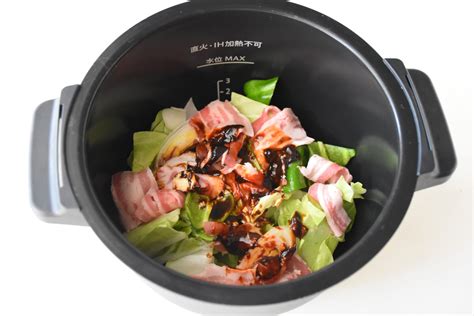 ホットクックで×キャベツ×豚バラで2品！「回鍋肉と豚バラ重ね煮」野菜たっぷりなスピードおかずレシピ Kufura（クフラ）小学館公式