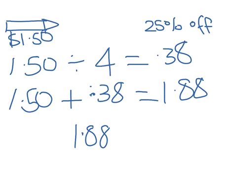 Discounts Math Showme