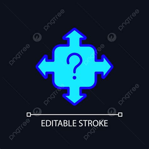 Dark Theme Vector Design Images Direction Rgb Color Icon For Dark
