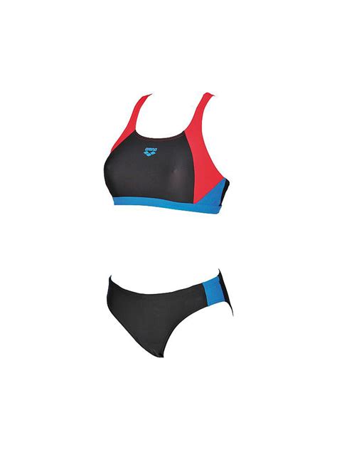 ARENA Damen Sportbikini Ren Schwarz