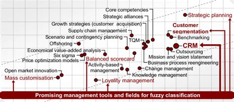 application of fuzzy classification to popular management tools