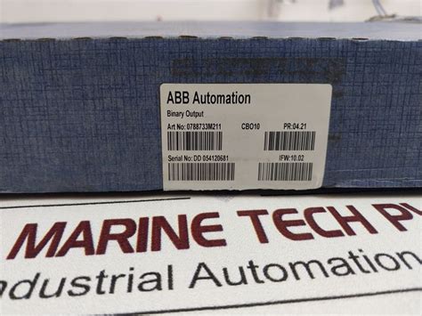 Abb Cbo Binary Output Module Aeliya Marine