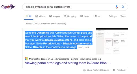 Disabling Powerapps Portal Custom Errors So You Think You Know Where