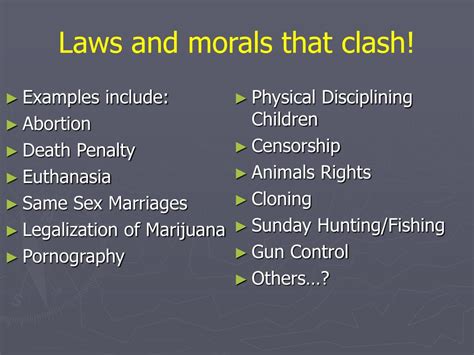 Ppt Morality And The Law Powerpoint Presentation Free Download Id
