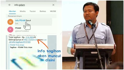 PDAM Tirta Intan Garut Menghadirkan Kemudahan Cek Tagihan Melalui Telegram Warta Garut