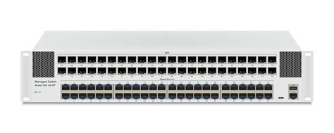 Professional Network Industrial Gigabit Switch Isolated On White