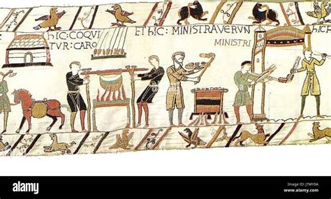 Scene 4 Of The Bayeux Tapestry Depicts The Battle Of Hastings In 1066