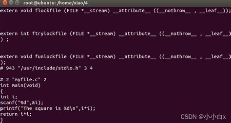 实验四 C程序的编译和调试（linux基础教程 第2版）改写例61使用下列选项对它进行编译 I D E C O L。 Csdn博客