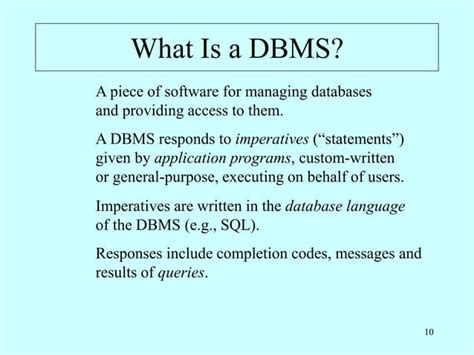 Relational Dbms Ppt