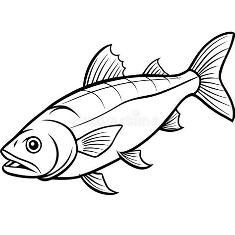 Haddock Line Art Haddock Vector Haddock Illustration Haddock Drawing Haddock Sketch Ai