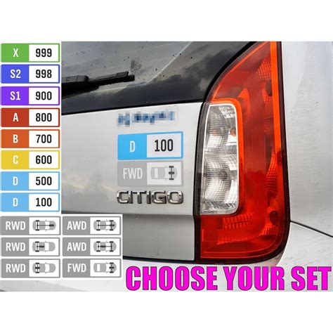 Clearance Sale Forza Horizon 4 Vinyl Car Decal Class Engine Drive Uv