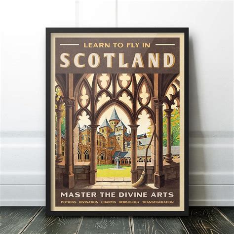 Hogsmeade Poster Etsy