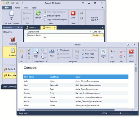 Create A Report In Visual Studio Net Framework Expressapp