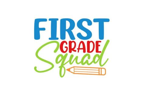 First Grade Squad SVG Graphic By Rajibstore 987 Creative Fabrica
