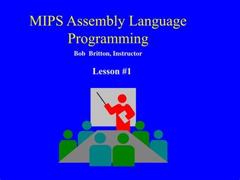 PPT MIPS Assembly Language Programming PowerPoint Presentation Free