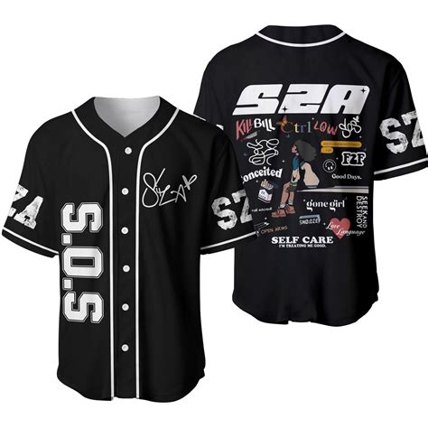 Sza Good Day Baseball Jersey Shirt Sos New Album Merch Singer Tour 2023