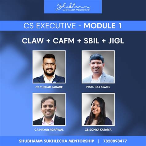 CS Executive Module 1 Combo CLAW CAFM SBIL JIGL 2022 New
