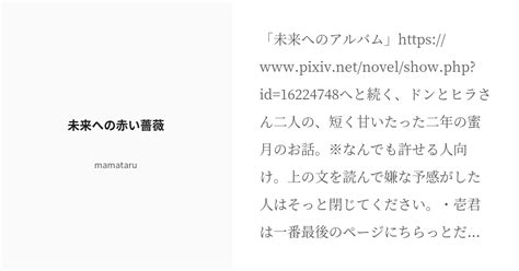 R 18 Bl松 ドンヒラ 未来への赤い薔薇 Mamataruの小説 Pixiv