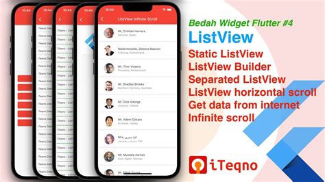 Bedah Widget Flutter 4 Listview Youtube