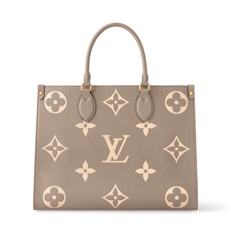 Onthego Mm Bicolor Monogram Empreinte Leather Hadiah Hari Ibu