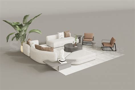 14403 Free Sketchup Sofa Model Download