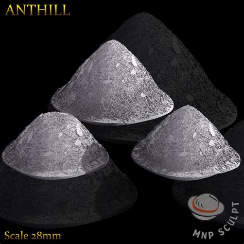 3d Printable Anthill By Mnp Sculpt