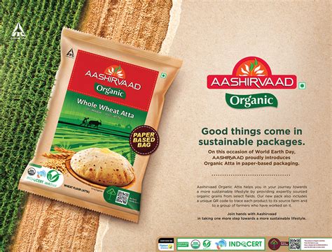 Aashirvaad Organic Atta On Behance