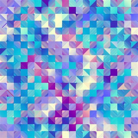 Geometric Abstract Pattern In Low Poly Style Seamless Image Stock