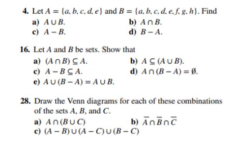 Solved A SET THEORY DISCRETE MATHEMATICS I Let A B C 45 OFF