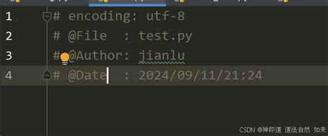 如何设置新建每个python文件开头带上作者名和时间？ python新建文件使得开头自动生成作者和创建日期等 csdn博客