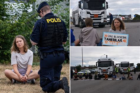 Greta Thunberg Charged With Disobedience For Blocking Oil Tankers For