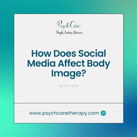 How Does Social Media Affect Body Image Psychcare