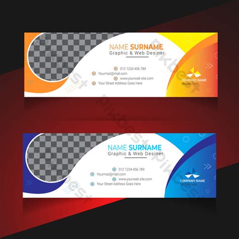 Email Signature Design Or Social Media Cover Ai Free Download Pikbest