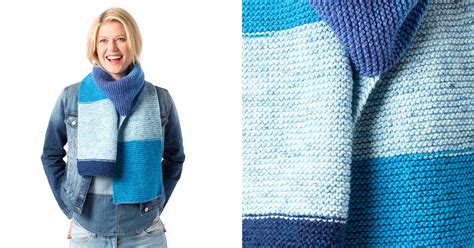 Garter Stitch Knit Scarf Free Knitting Pattern