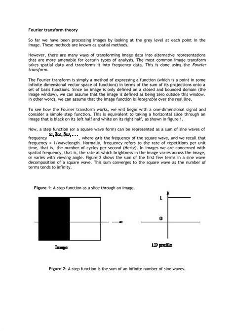 Pdf Fourier Transform Theory Dokumen Tips