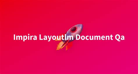 Impira Layoutlm Document Qa A Hugging Face Space By Bartbot