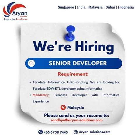 Sandhya Maurya On Linkedin Teradata Developer Malaysia Visa Sponsorship