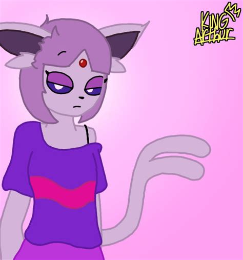 Espeon But Human By Kingarthur2205 On Deviantart