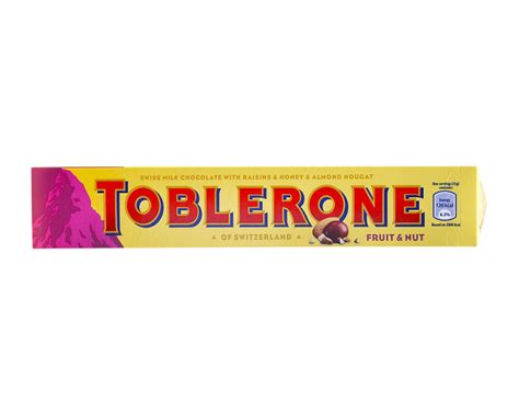 Шоколад молочный с изюмом Тоблерон Toblerone Fruit And Nut 100 г