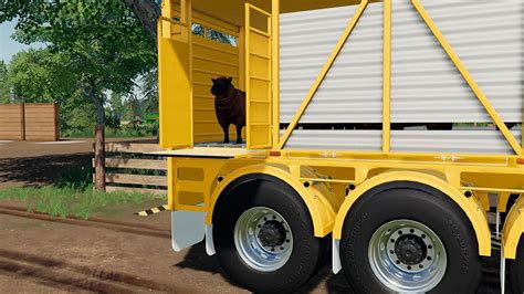 Fs19 Mods The Rytrans B Double Cattle Trailers Yesmods