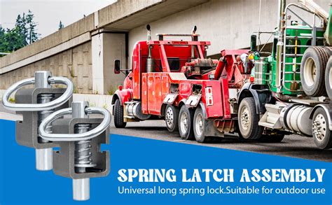 2 Pack Trailer Gate Latch Spring Loaded Latch 5 8 Heavy