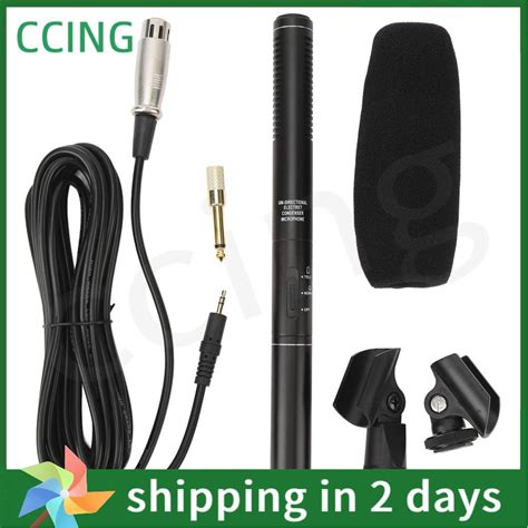 Ccing Xlr Shotgun Condenser Microphone Professional Cardioid Mini Mic