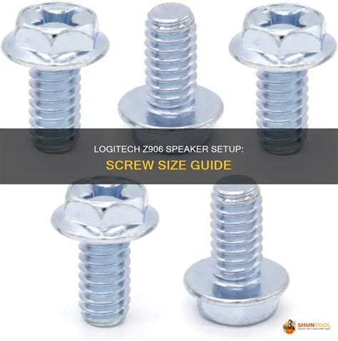 Logitech Z906 Speaker Setup Screw Size Guide Shuntool
