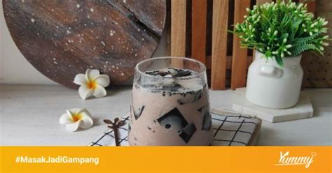 Resep Es Cincau Coklat Creamy Sederhana Rumahan Di Yummy App