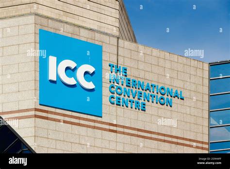 Icc Sign On Top Of The Birmingham International Convention Centre Aka