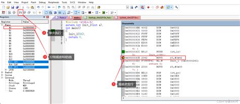 Keil下c与汇编语言混合编程汇编c0x46a6 123293 Lcall C3293 Csdn博客