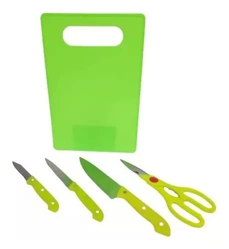 Juego De Cuchillos De Piezas Tabla De Picar Cocina Cuotas sin interés