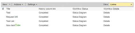 nintex workflow experience how to create links to the workflow status