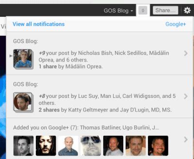 New Google Notifications
