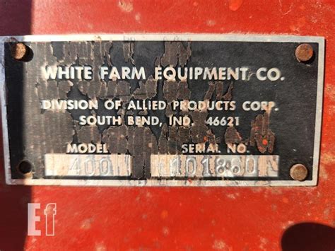 White 435 Upcoming Auctions In Syracuse Nebraska Equipmentfacts White 435 Upcoming Auctions In Syracuse Nebraska Equipmentfacts